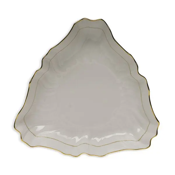 HEREND Porcelain Triangle Dish