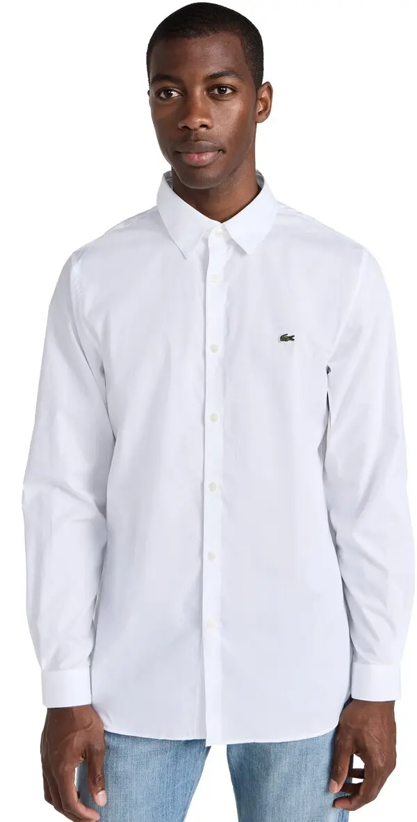 Lacoste Slim Fit Stretch Cotton Poplin Shirt
