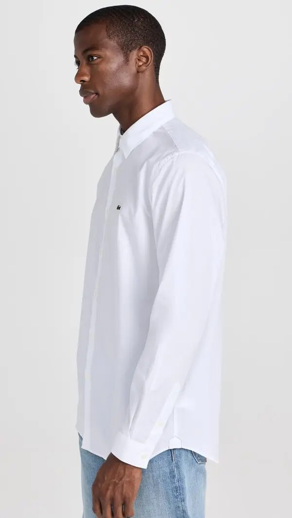 Lacoste Slim Fit Stretch Cotton Poplin Shirt