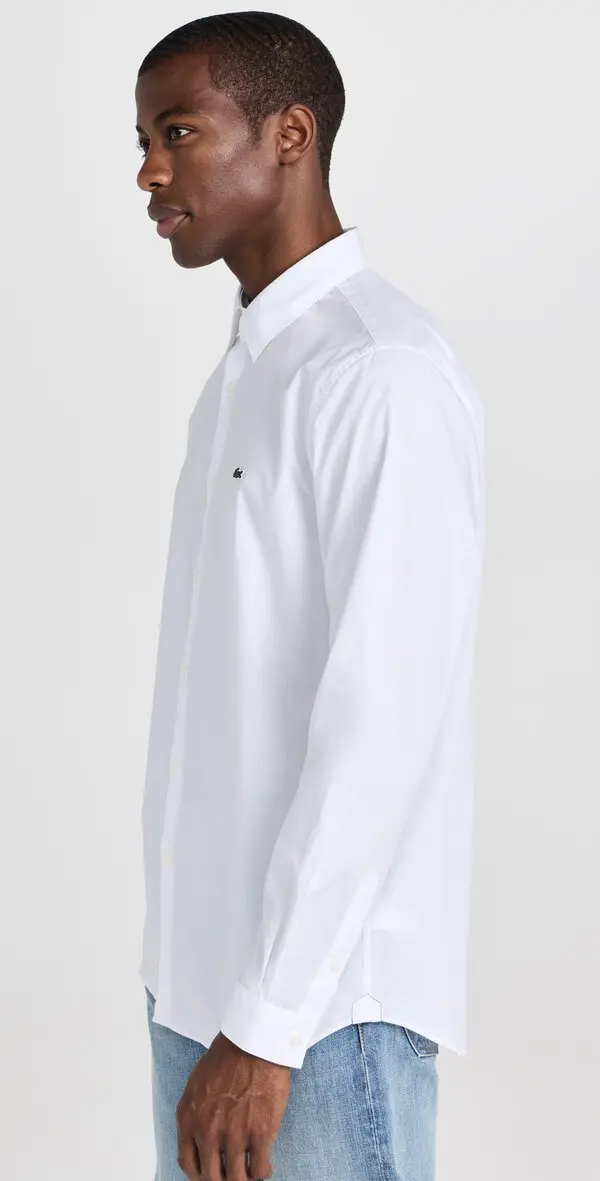 Lacoste Slim Fit Stretch Cotton Poplin Shirt