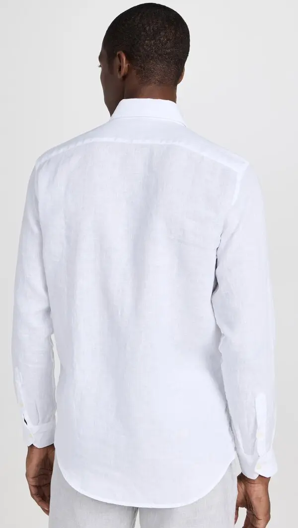 Frescobol Carioca Antonio Linen Shirt - White
