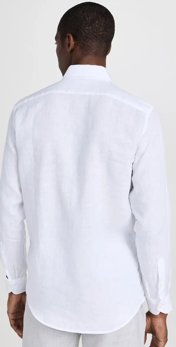 Frescobol Carioca Antonio Linen Shirt - White
