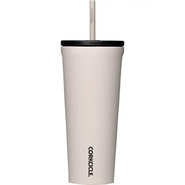 CORKCICLE 24-ounce Insulated Cup With Straw - Latte