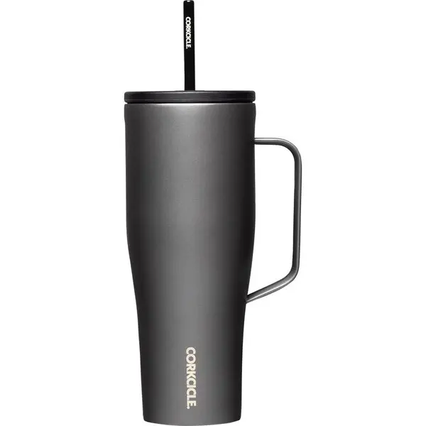 CORKCICLE 30-ounce Insulated Cup With Straw - Ceramic Slate