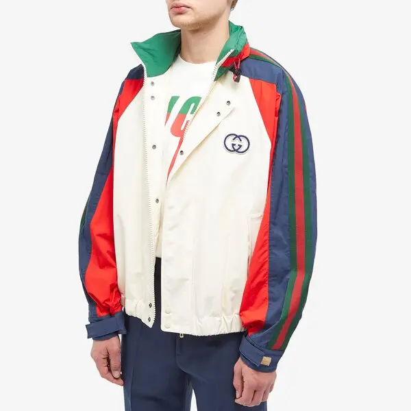 Gucci Gg Logo Grg Jacket In Ivory - 38% Off | Editorialist