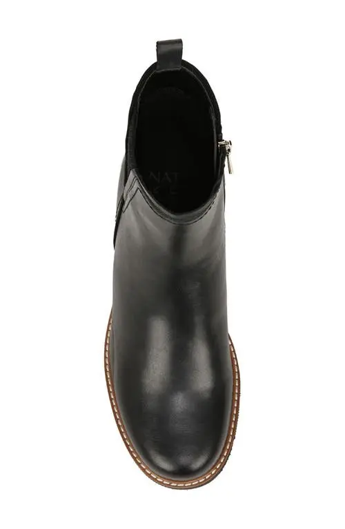 Naturalizer Darry Water Repellent Bootie - Black Leather