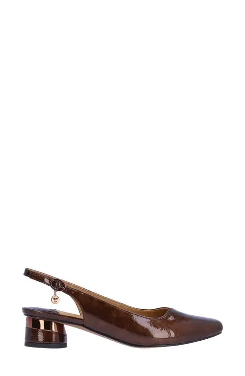 J. Reneé Taveta Slingback Pumps - Bronze