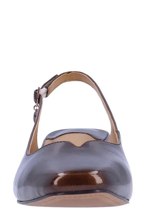 J. Reneé Taveta Slingback Pumps - Bronze