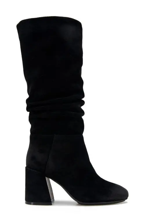 Gentle Souls By Kenneth Cole Iman Slouch Boots - Black Suede
