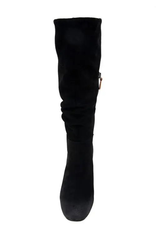 Gentle Souls By Kenneth Cole Iman Slouch Boots - Black Suede