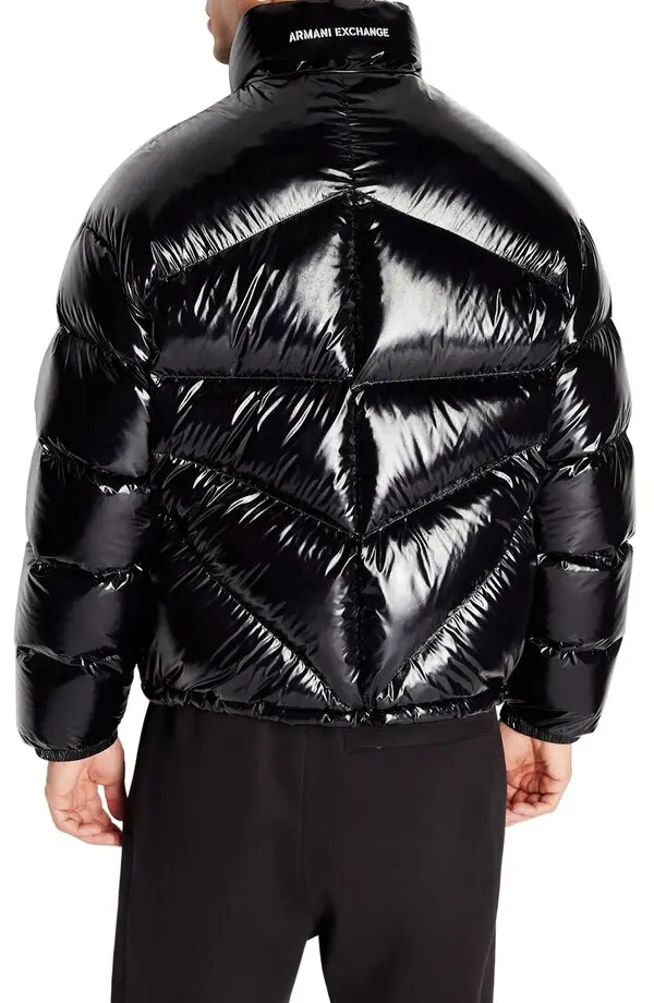 Armani Exchange Shiny Puffer Jacket
