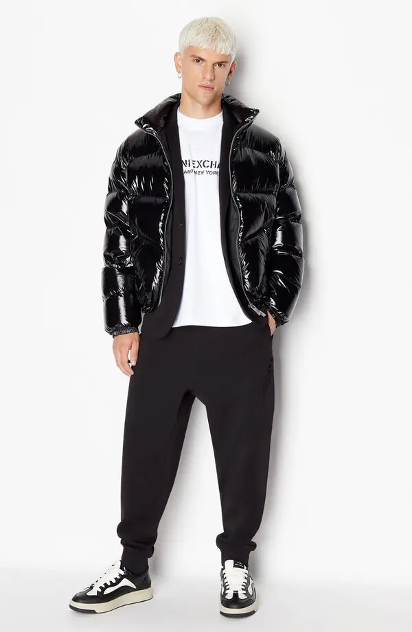 Armani Exchange Shiny Puffer Jacket