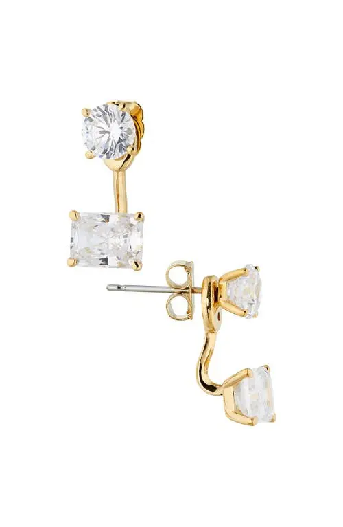 Nadri A La Carte Jacket Earrings - Gold