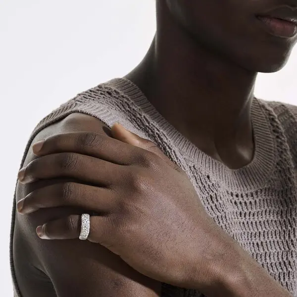 John Hardy Surf Diamond Ring