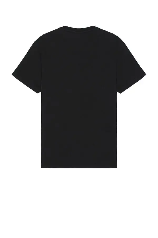 FRAME Duo Fold Tee In Black - Noir