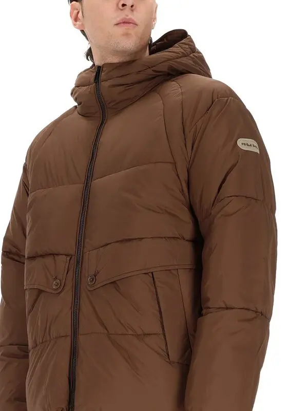 Paul Smith Hooded Jacket - Brown