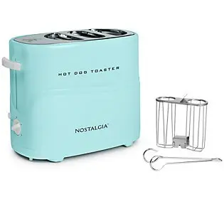 NOSTALGIA Classic Pop-up Hot Dog & Bun Toaster - One-color