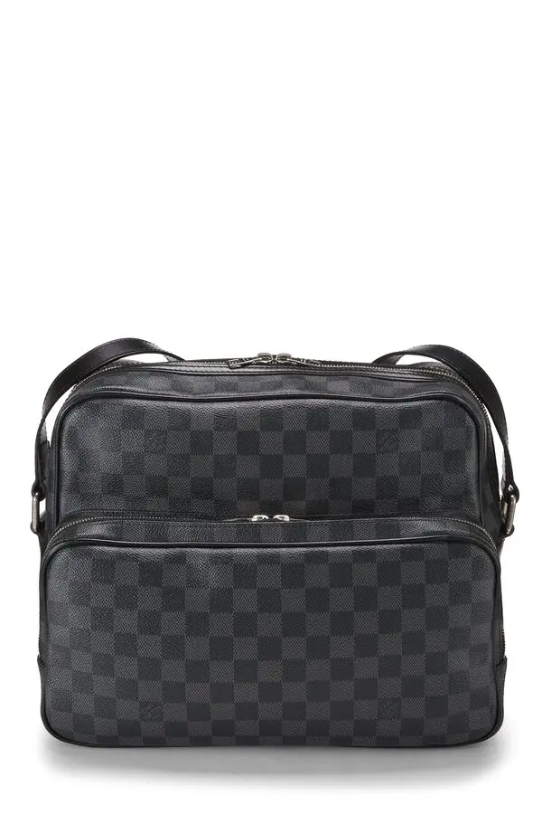LOUIS VUITTON Damier Graphite Ieoh - Black