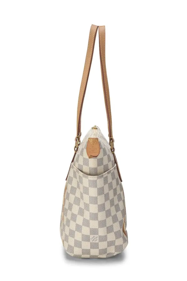 LOUIS VUITTON Damier Azur Totally Nm Tote Bag - Brown