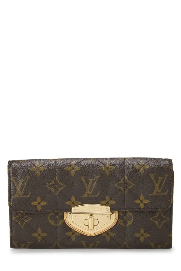 LOUIS VUITTON Monogram Canvas Etoile Sarah Wallet - Brown