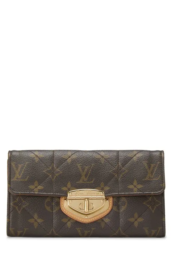LOUIS VUITTON Monogram Canvas Etoile Sarah Wallet - Brown