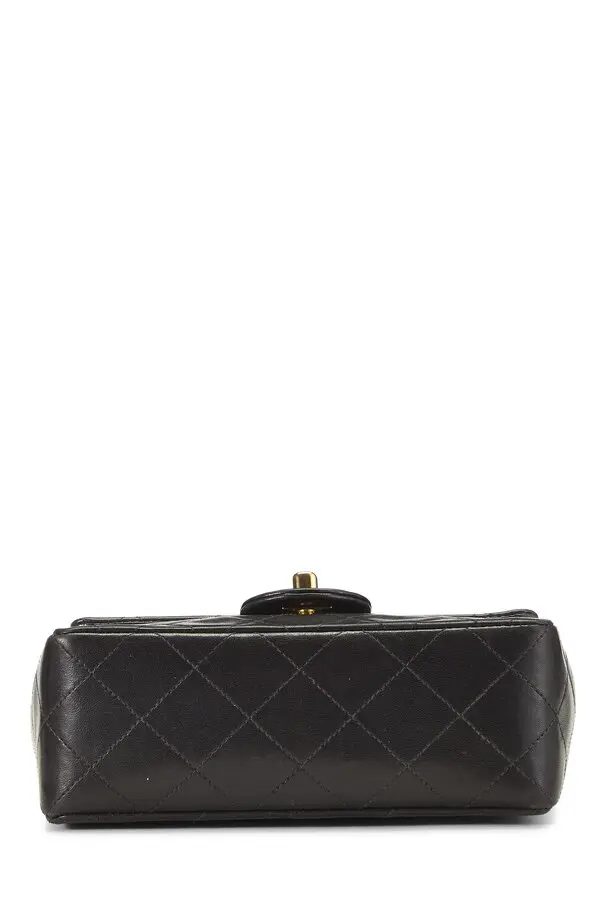 Chanel Quilted Lambskin Half Flap - Black
