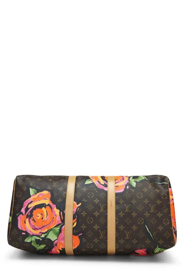 LOUIS VUITTON Stephen Sprouse Monogram Roses Keepall 50 - Brown