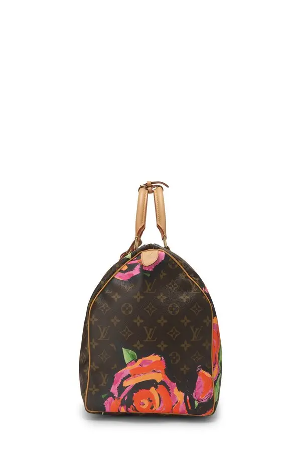 LOUIS VUITTON Stephen Sprouse Monogram Roses Keepall 50 - Brown