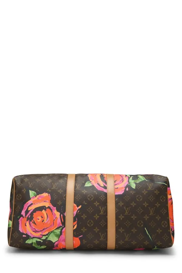 LOUIS VUITTON Stephen Sprouse Monogram Roses Keepall 50 - Brown