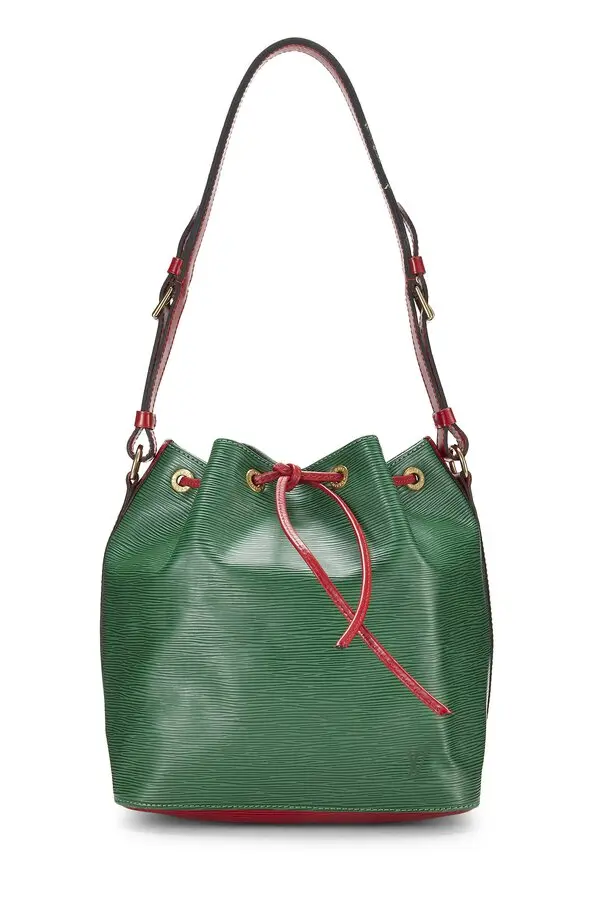 LOUIS VUITTON Red & Epi Noè Petite