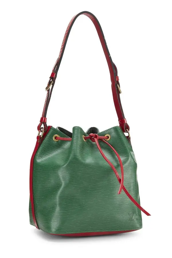 LOUIS VUITTON Red & Epi Noè Petite