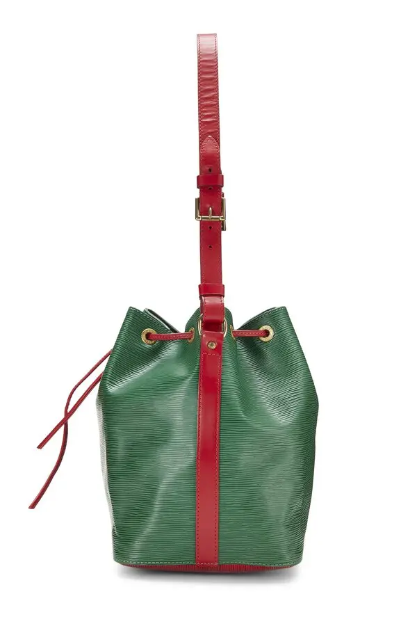 LOUIS VUITTON Red & Epi Noè Petite