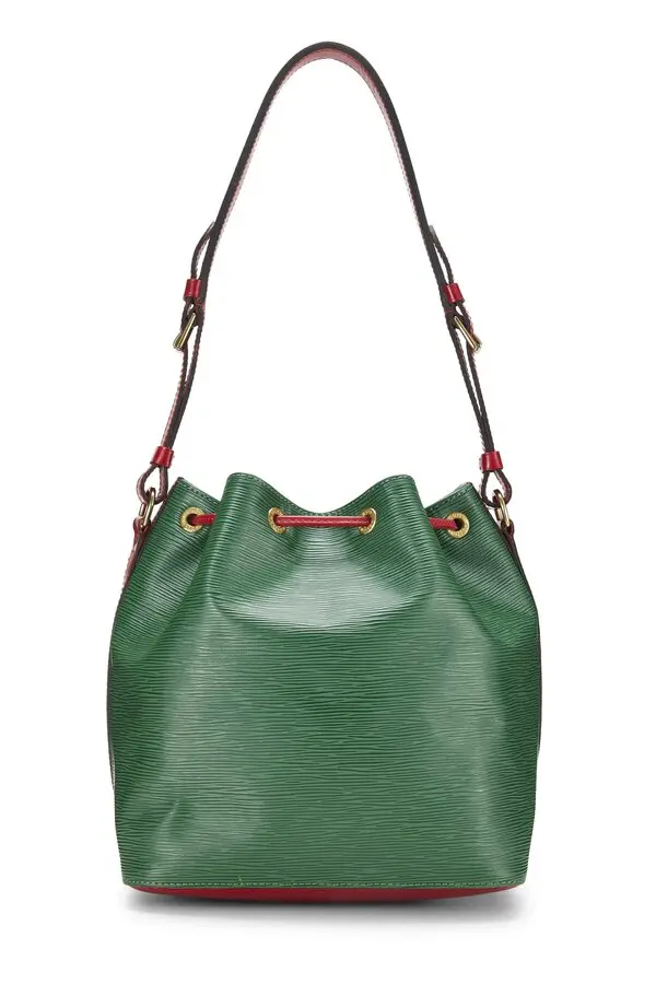 LOUIS VUITTON Red & Epi Noè Petite