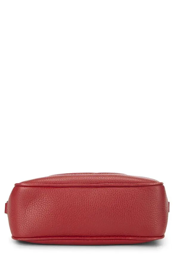 Gucci Grained Leather Soho Disco Bag - Red