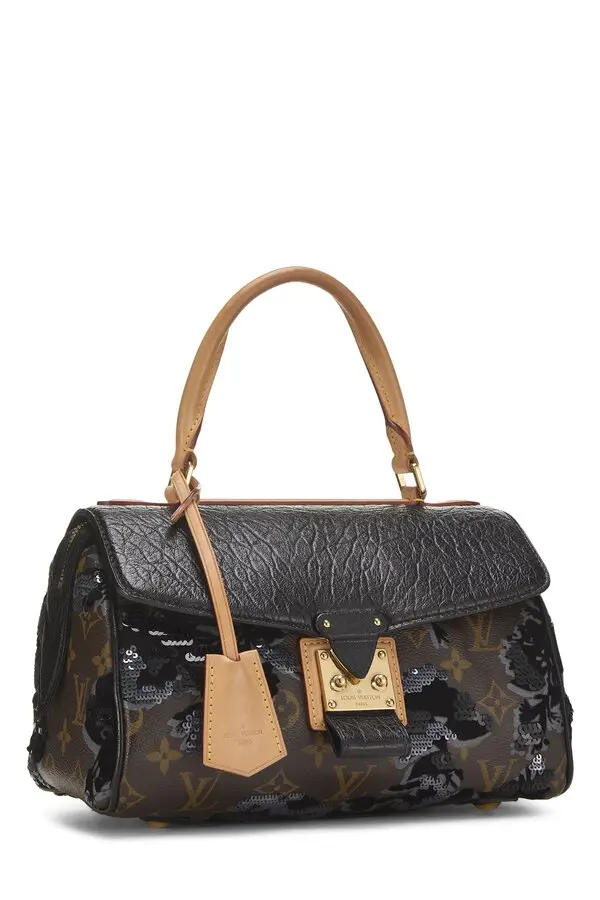 LOUIS VUITTON Monogram Fleur De Jais Carrousel Bag