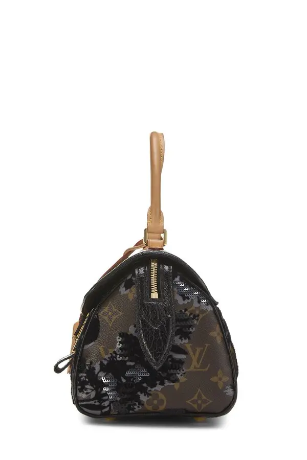 LOUIS VUITTON Monogram Fleur De Jais Carrousel Bag