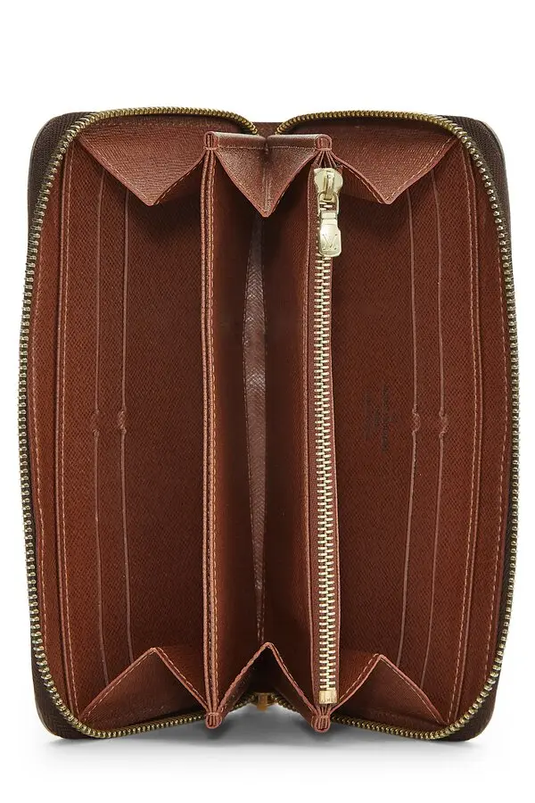 LOUIS VUITTON Monogram Canvas Zippy Continental - Brown