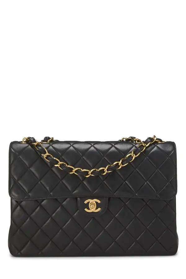 Chanel Quilted Lambskin Half Flap Shoulder Bag