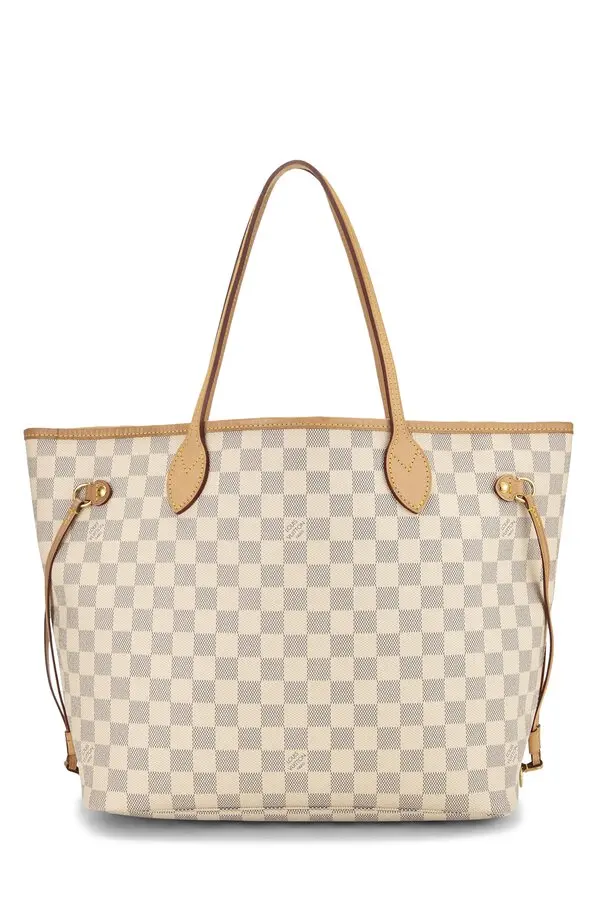 LOUIS VUITTON Damier Azur Nm - White