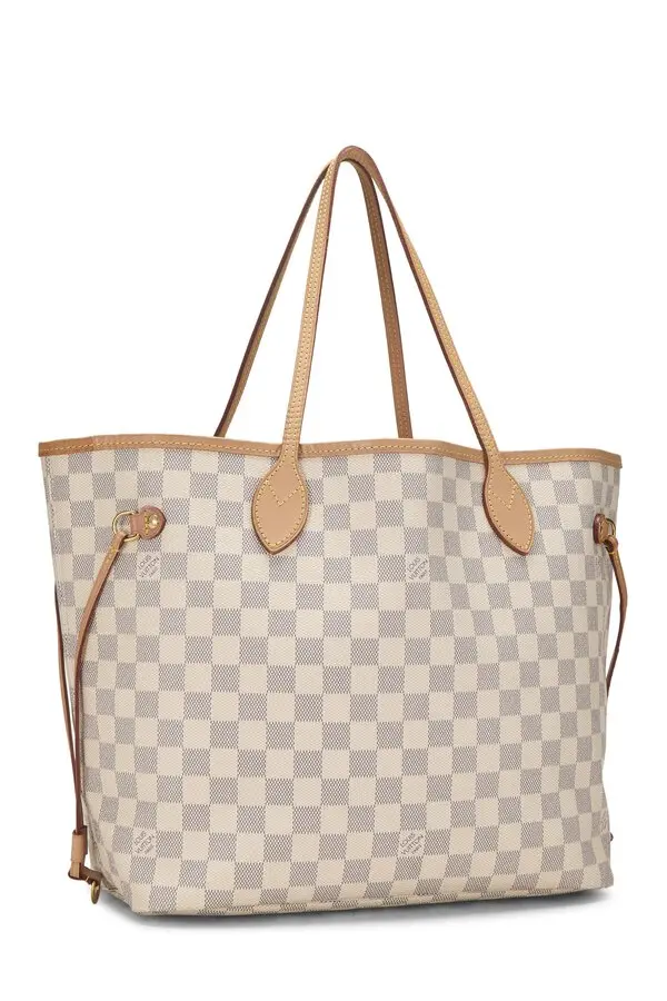 LOUIS VUITTON Damier Azur Nm - White