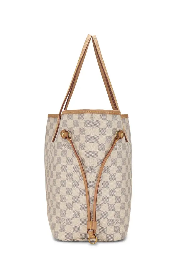 LOUIS VUITTON Damier Azur Nm - White