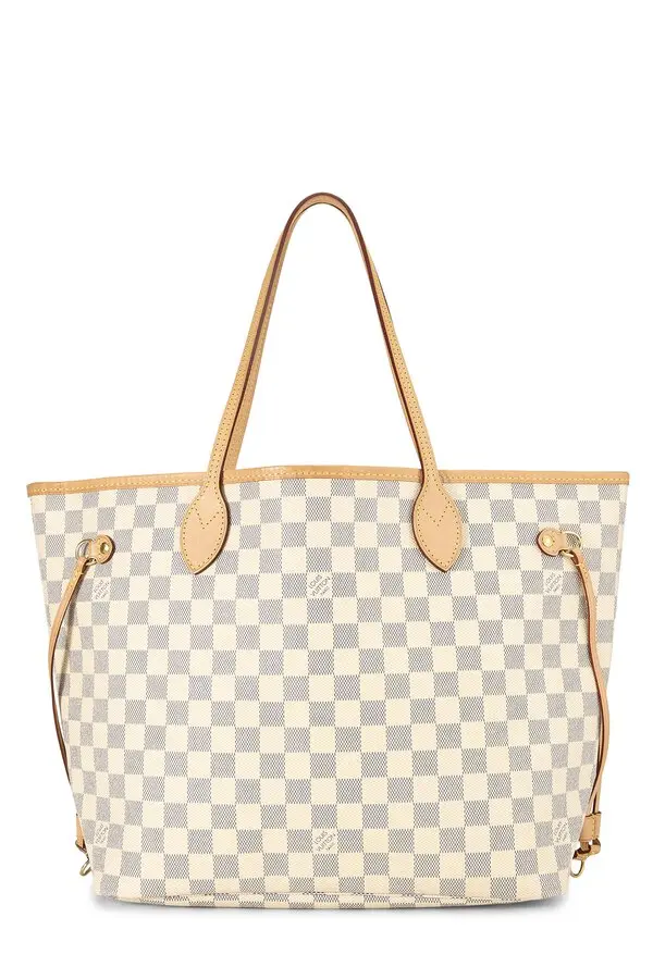 LOUIS VUITTON Damier Azur Nm - White