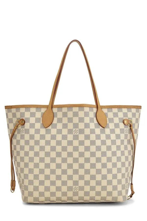 LOUIS VUITTON Damier Azur Nm - White