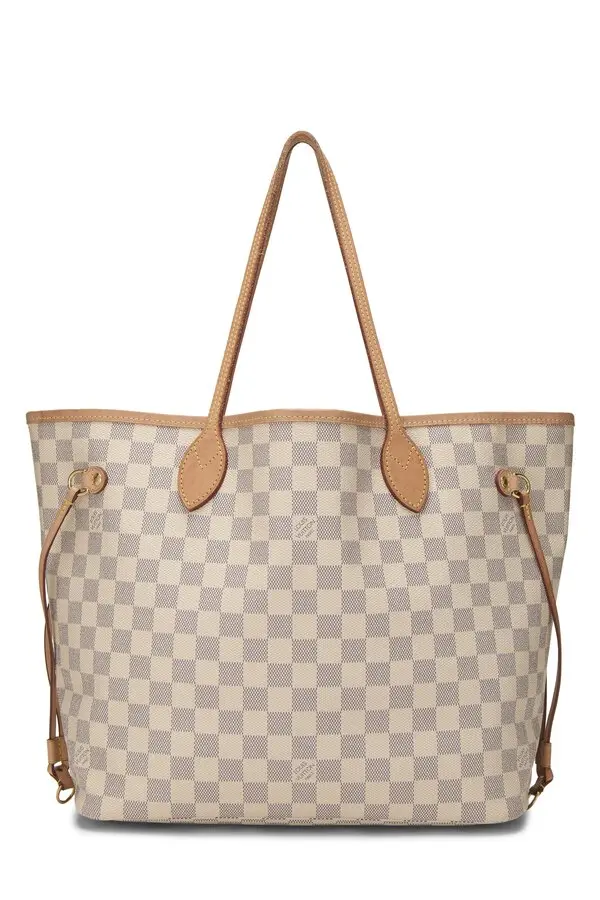 LOUIS VUITTON Damier Azur Nm - White