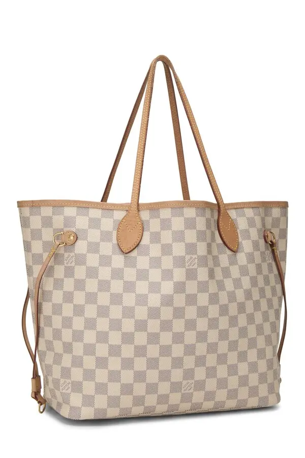 LOUIS VUITTON Damier Azur Nm - White