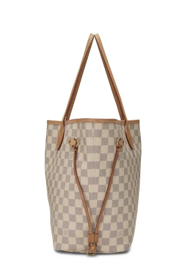 LOUIS VUITTON Damier Azur Nm - White