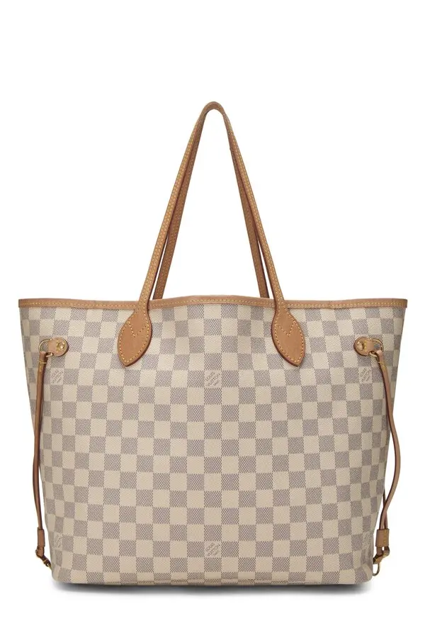 LOUIS VUITTON Damier Azur Nm - White