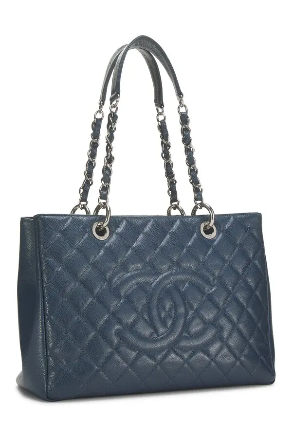 Chanel Quilted Caviar Grand Shopping Tote