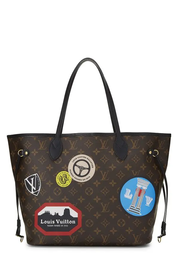 LOUIS VUITTON Monogram World Tour Neverfull - Brown