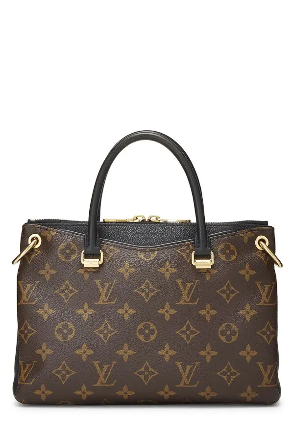 LOUIS VUITTON Pallas Nm Monogram Canvas Bag - Black